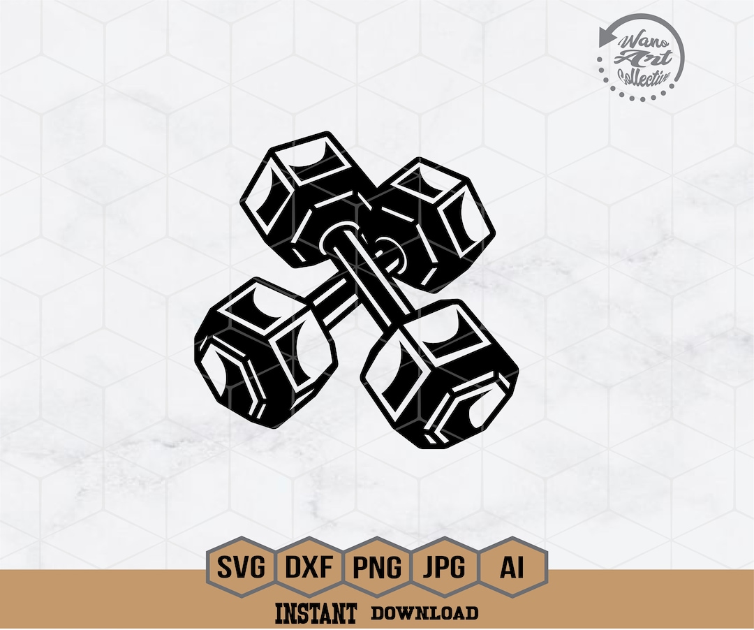 Dumbbells Svg | Barbells Svg | Weight Hand Svg | Gym Svg | Workout ...