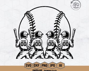Personalized Name | Baseball Kid Svg | Baseball Svg | Baseball Player ...