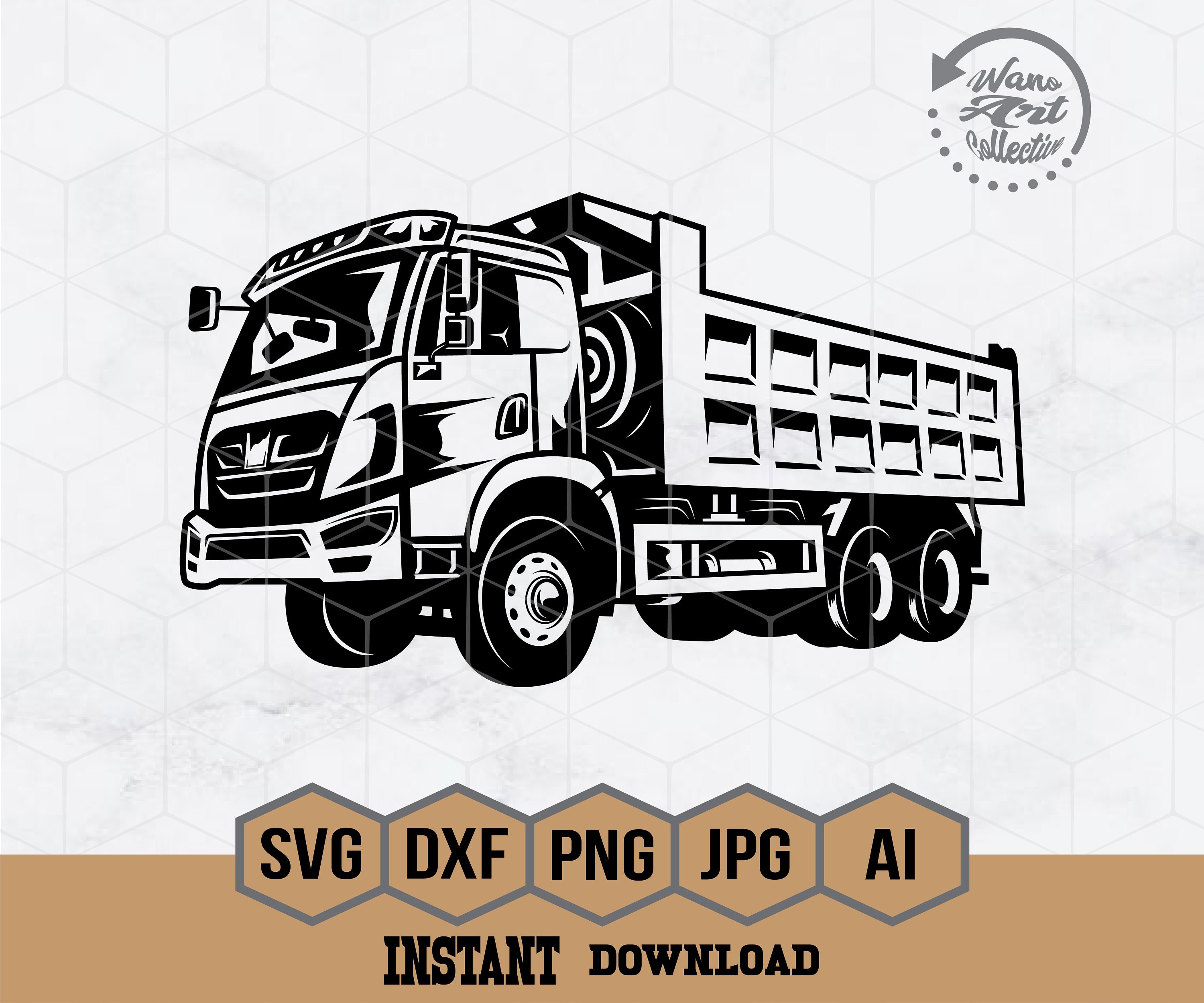 Kipper svg, vrachtwagen SVG, bouw Svg, jongens vrachtwagen Svg, werk ...