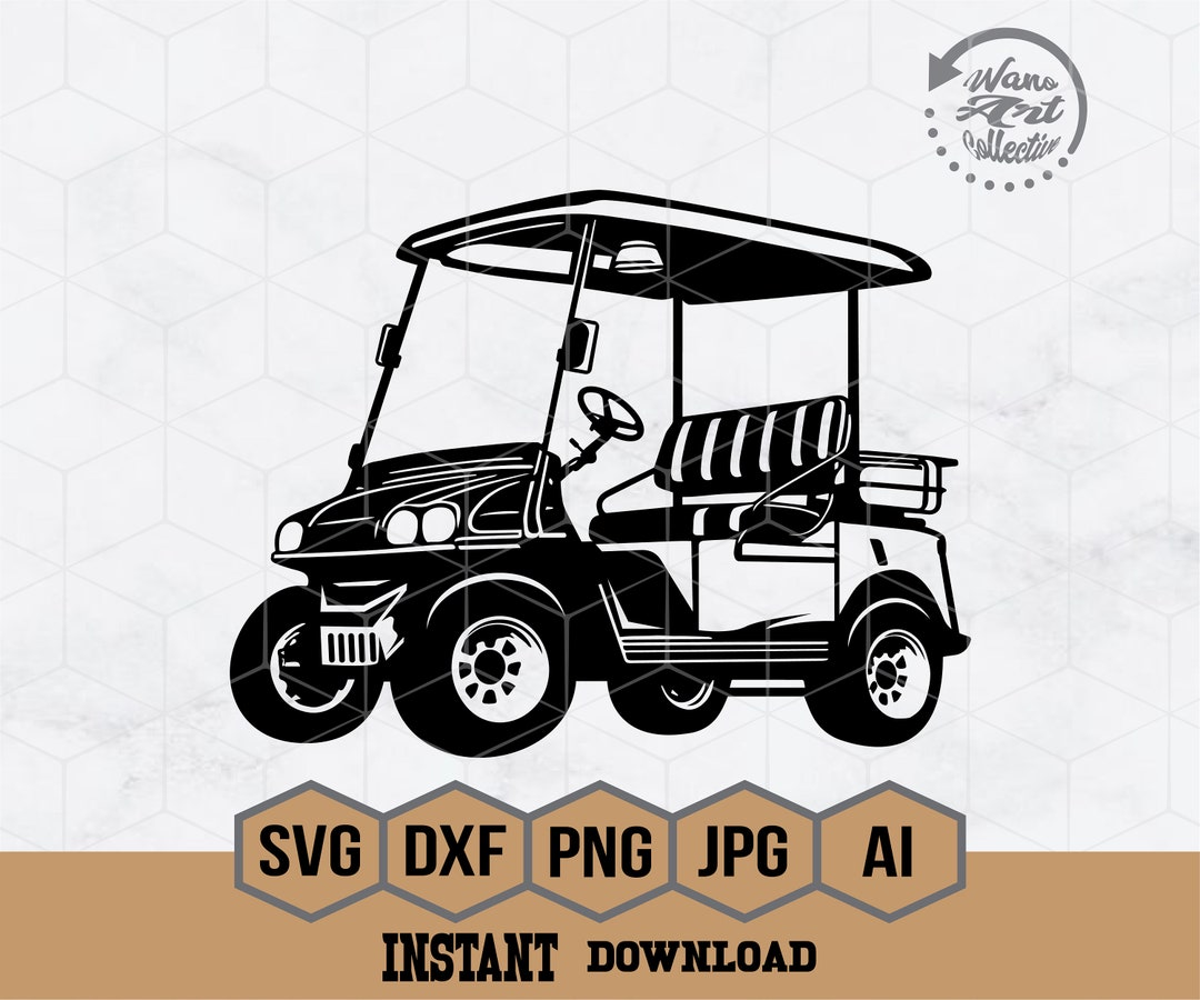 Golf Cart SVG | Golf Svg | Golf Cart Clipart | Golfer Svg | Rich Man ...