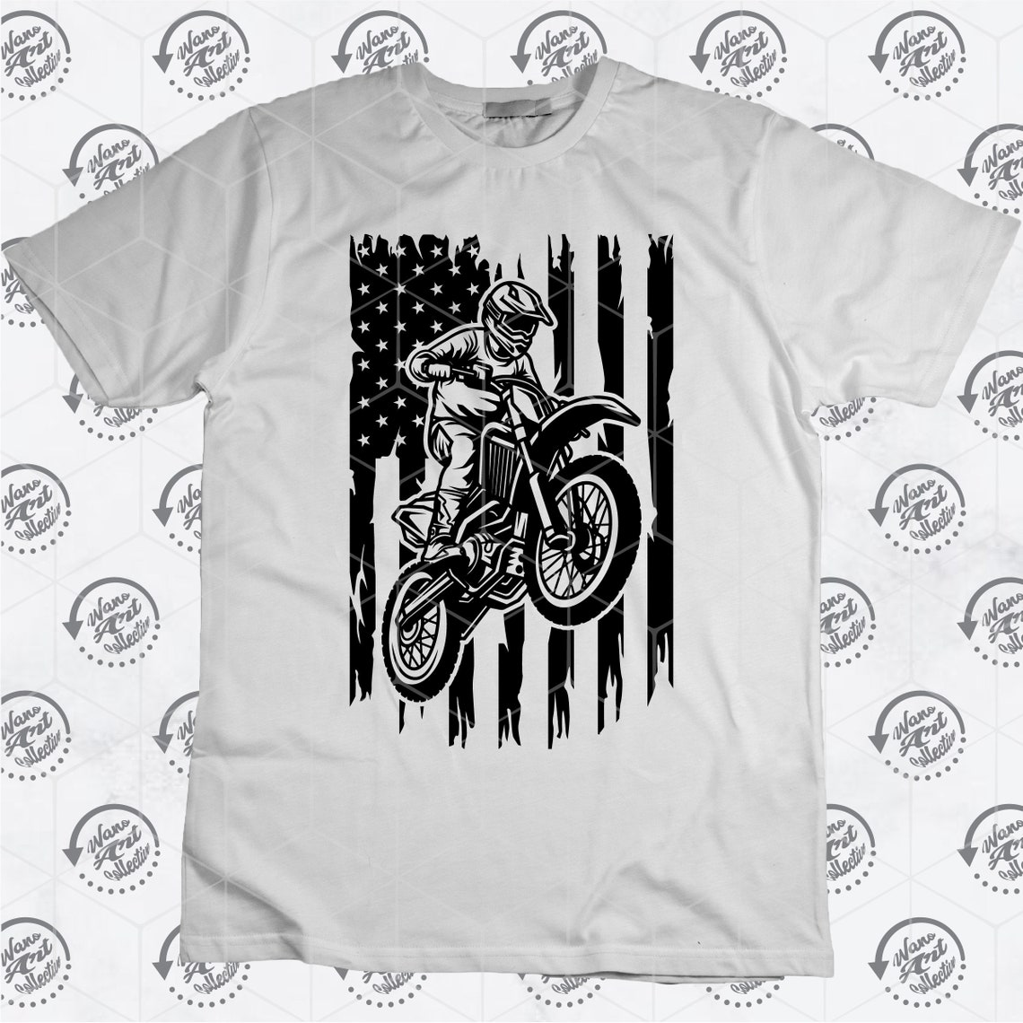 US Motocycle Racer Svg Motorcross Svg Dirt Bike Svg Racing Svg Biker ...