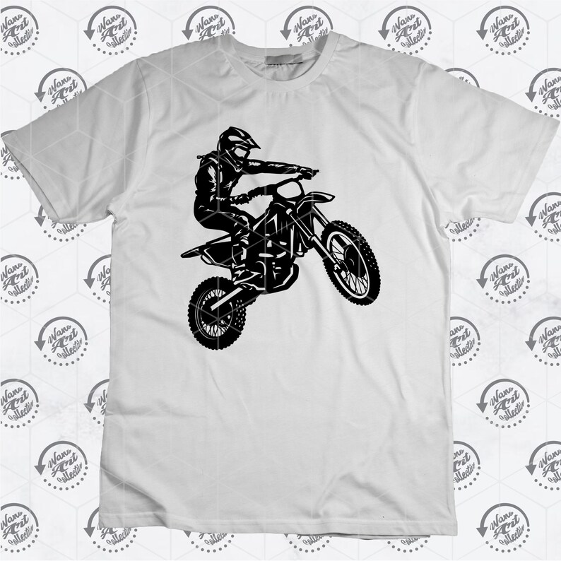 Motocross Svg Motorcycle Svg Dirt Bike Svg Racing Svg Biker Silhouette ...