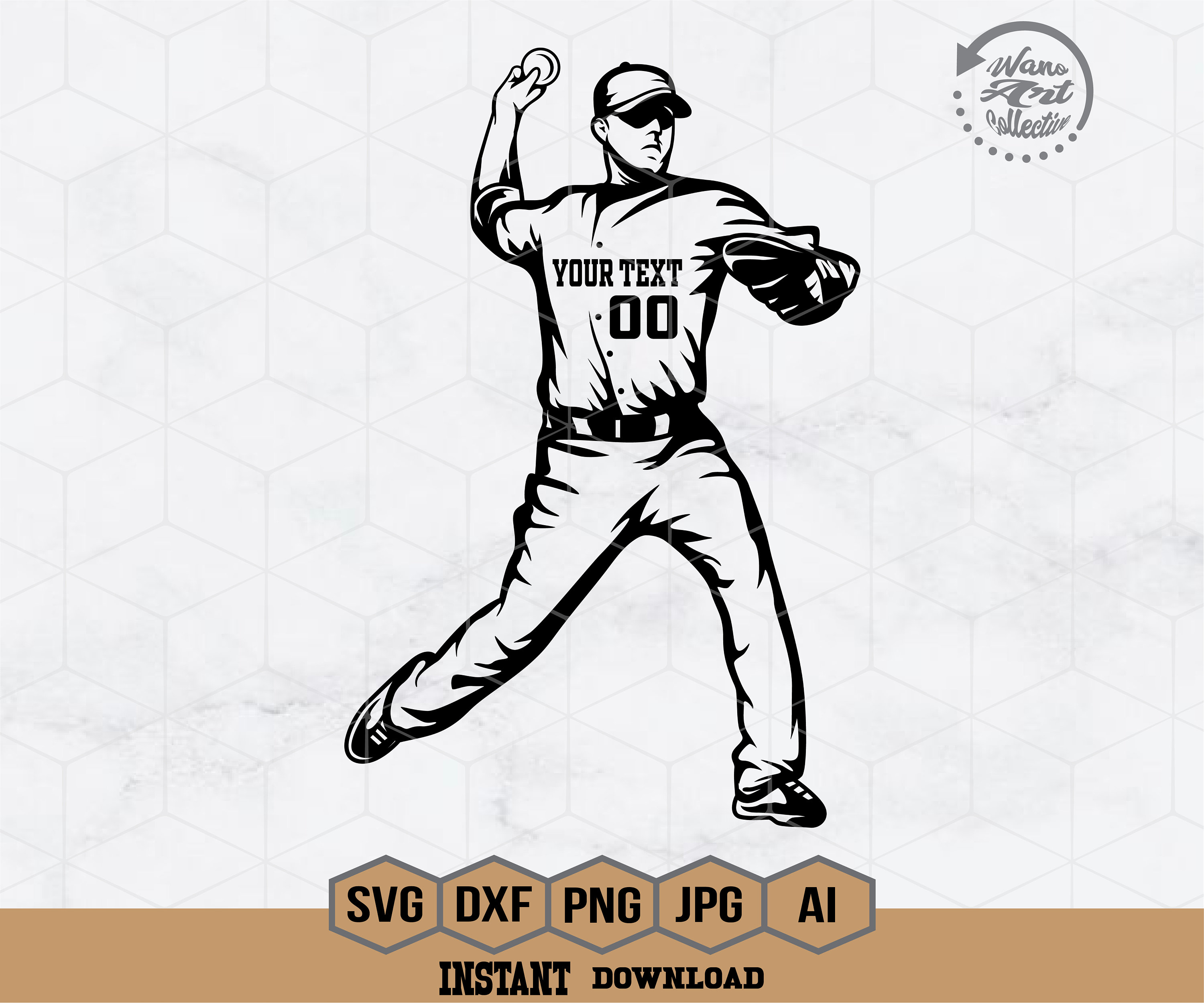 Baseball Player Svg Personalized Baseball Player Svg Baseball Svg ...