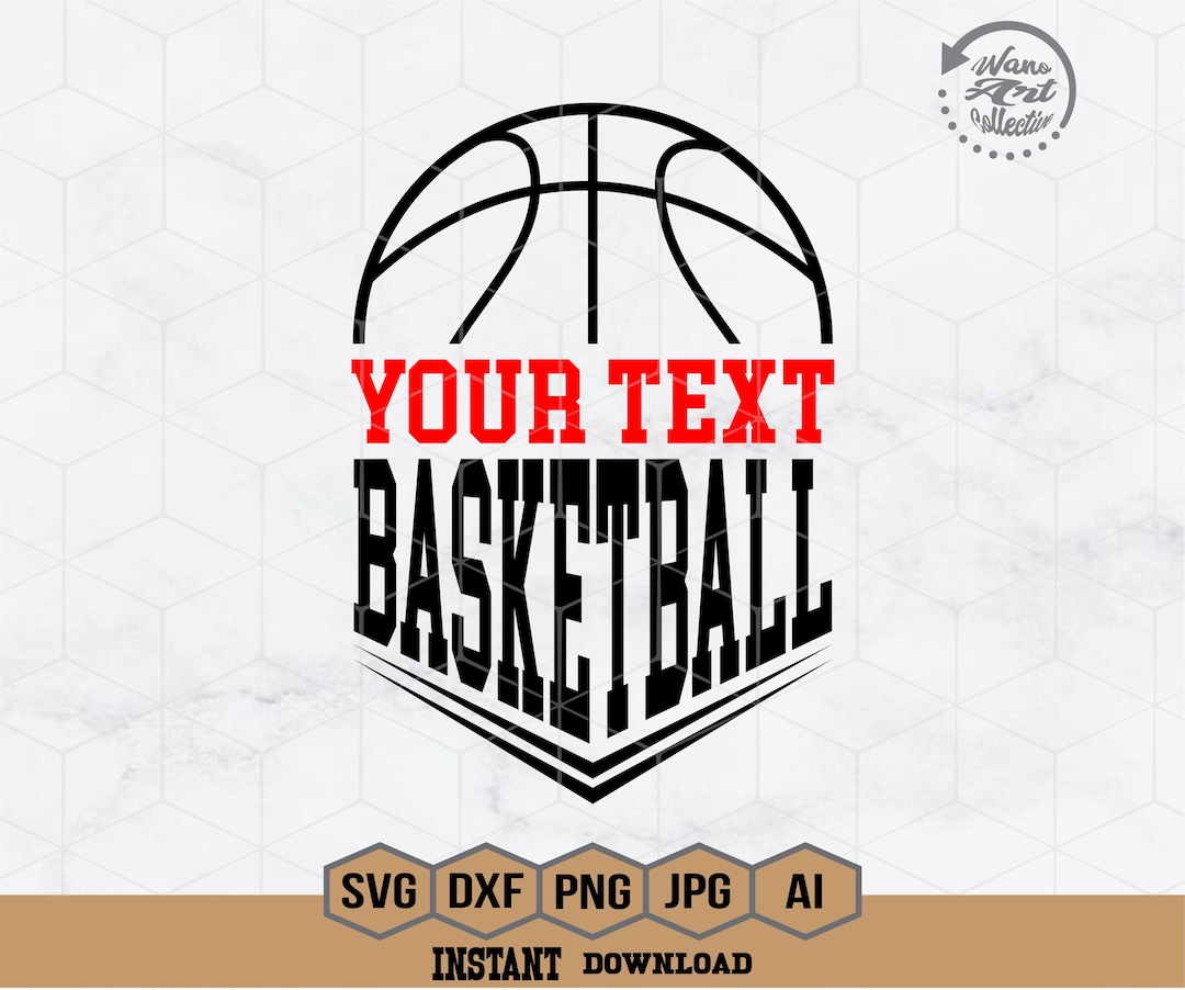 Basketball Svg | Basketball Split Svg | Basketball Stencil | Basketball ...