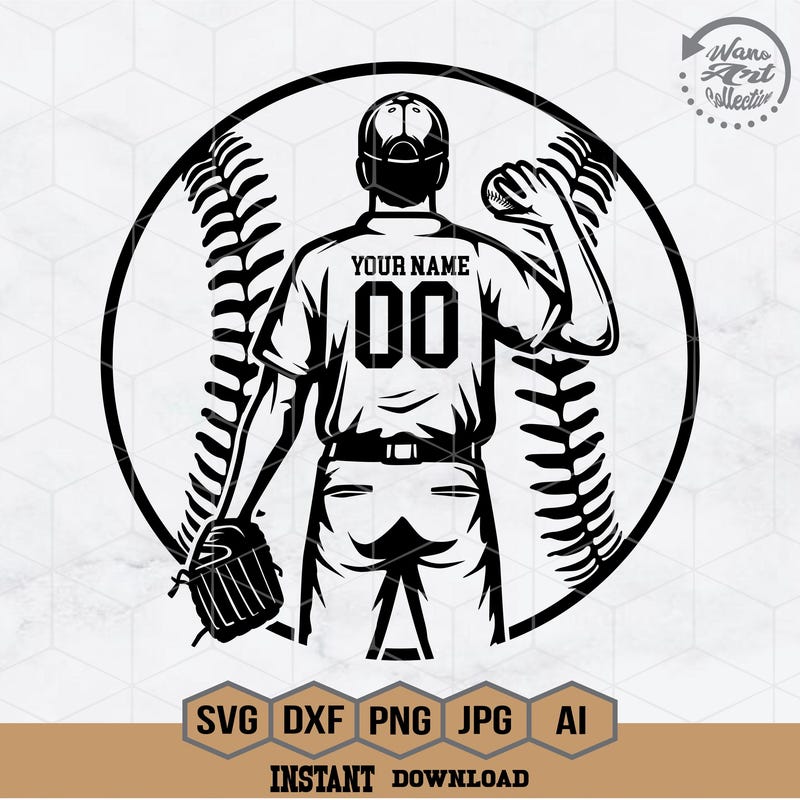 Baseball Pitcher - Etsy