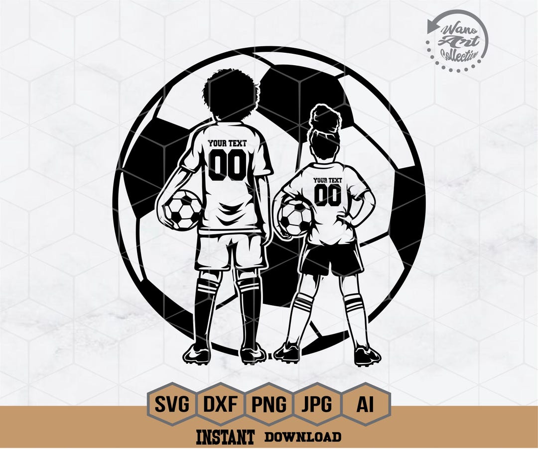 Soccer Kid Svg | Soccer Boy Svg | Soccer Girl Svg | Soccer Game Svg ...