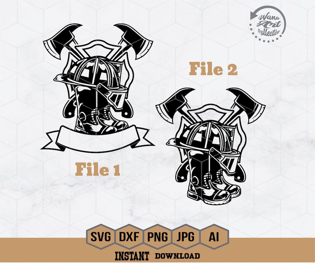 Fire Fighter Gear Svg | Fire Fighter Boots Svg | Fire Fighter Svg ...