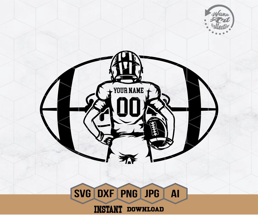Football Kid Svg | Football Boy Svg | Football Player Svg | Football ...