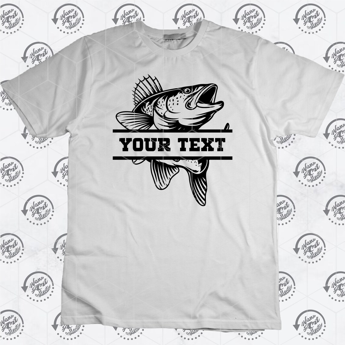 Walleye Fishing Name Svg Fishing Svg Walleye Fish Svg Walleye Clipart ...