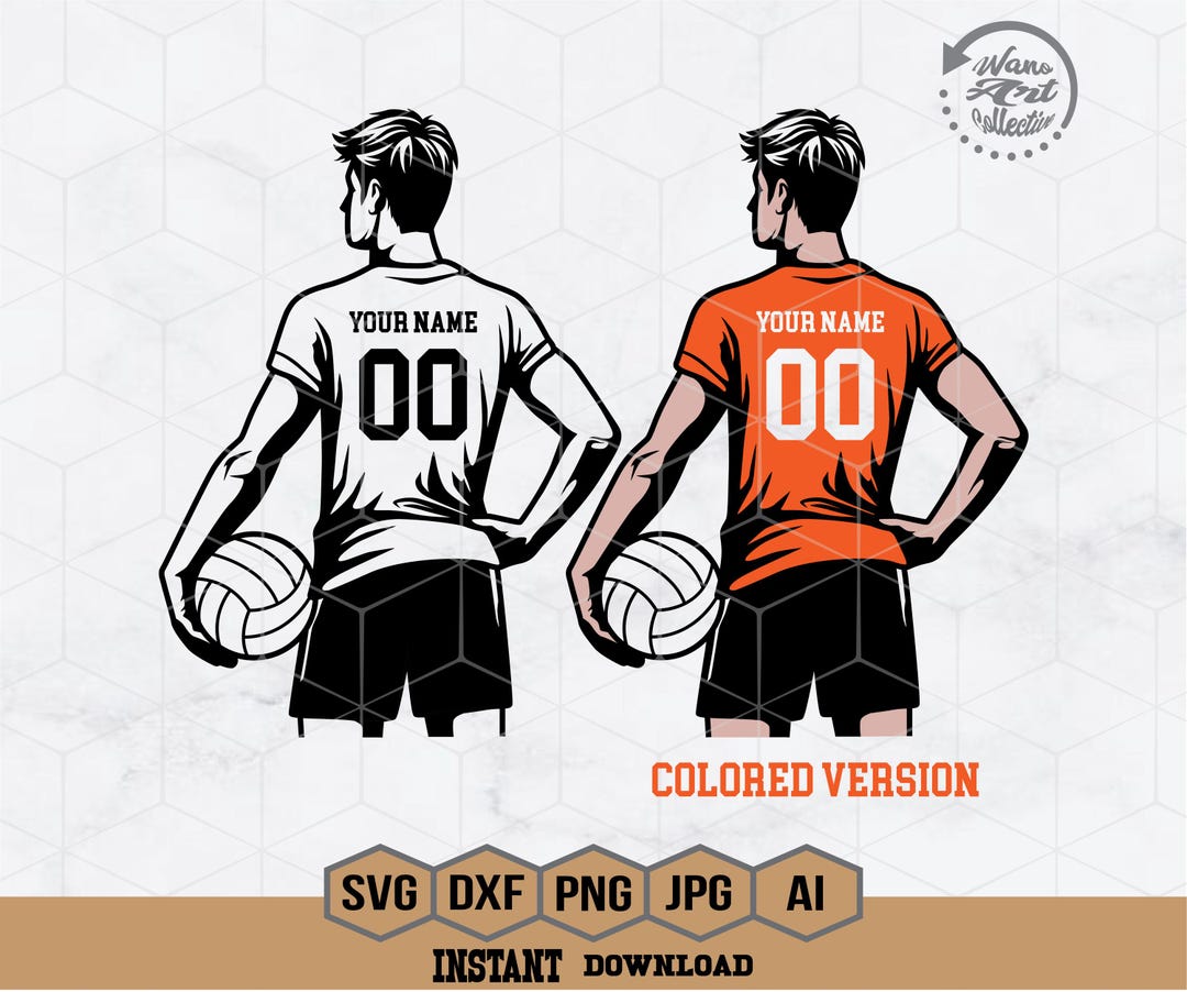 Volleyball Svg | Personalized Name | Volleyball Player Svg | Volleyball ...