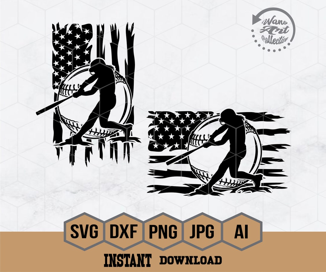 US Softball SVG, Softball SVG, Softball Player Svg, Softball Clipart ...