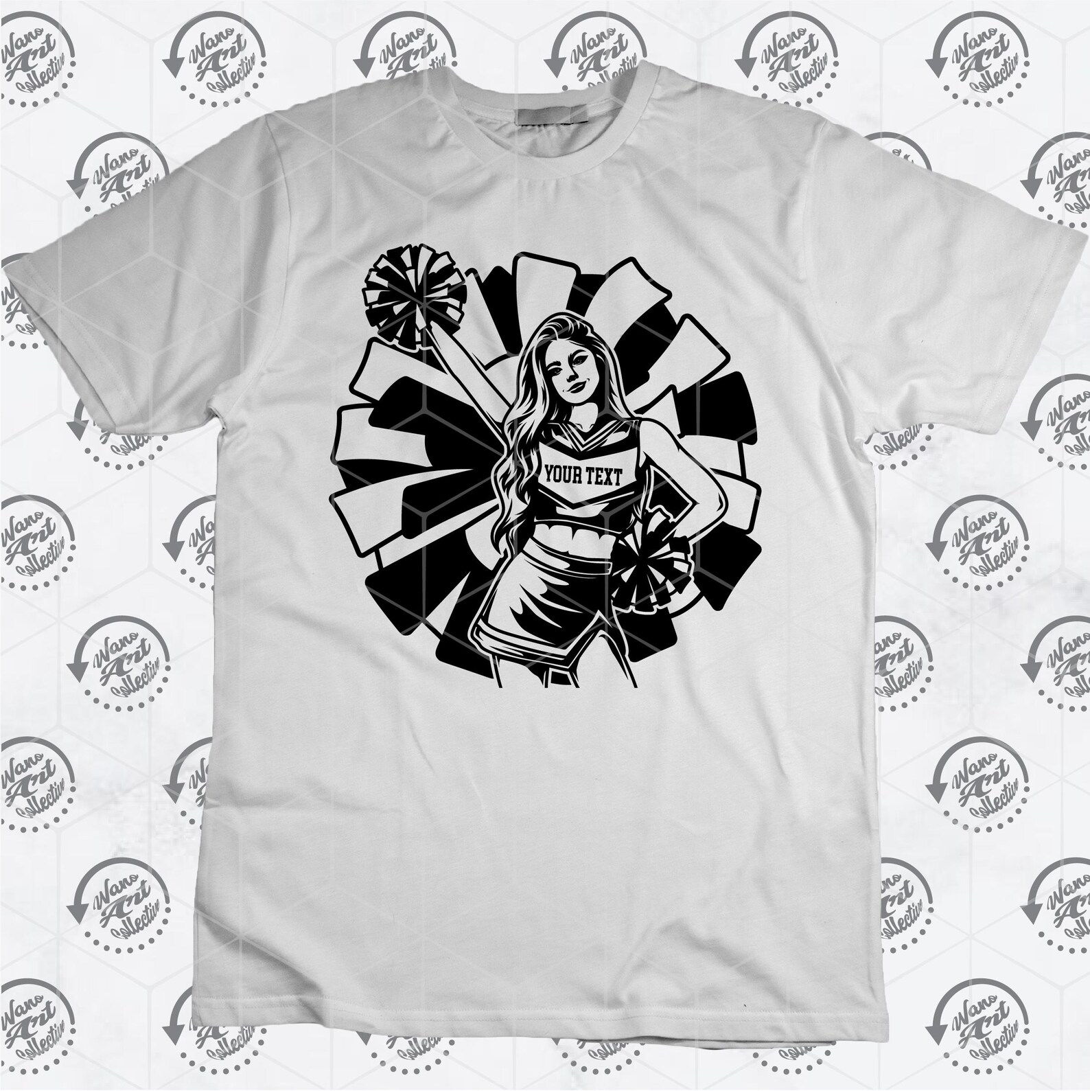 Personalized Name Cheer Girl Cheerleader Svg Cheerleading Svg Cheer ...