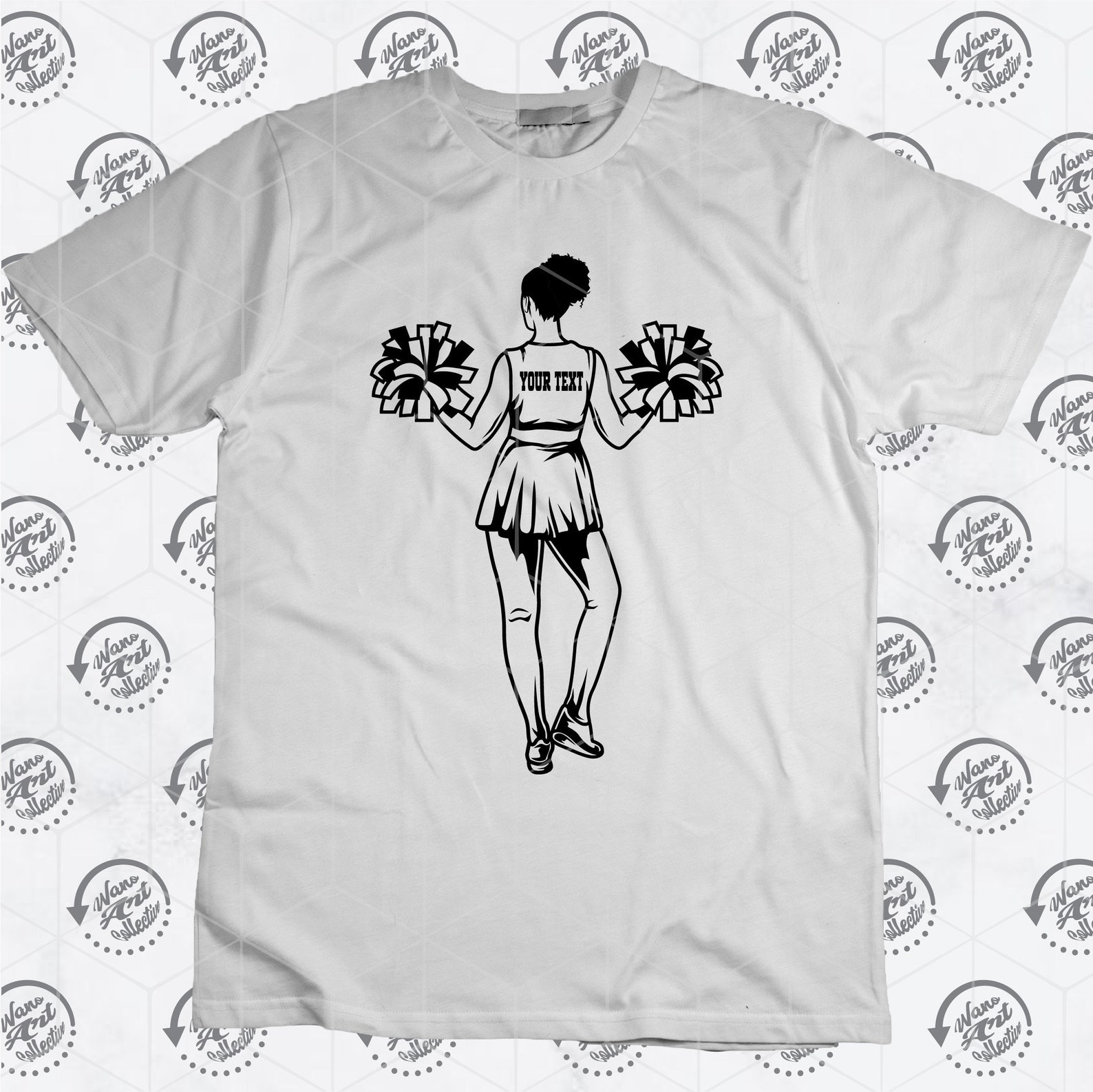 Cheerleader Svg | Customized Layered Color | Cheerleading Svg ...