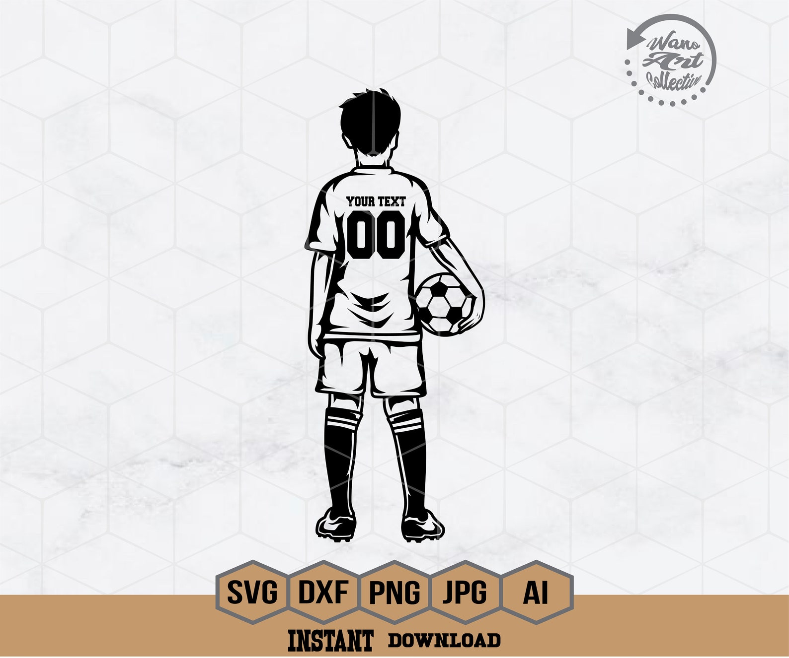Soccer Kid Svg Personalized Name Svg Soccer Player Svg Soccer Svg Soccer Clipart Football Png ...