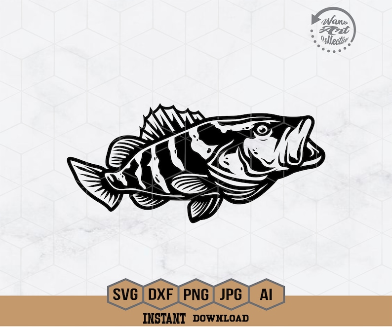 Grouper Fishing Svg | Grouper Svg | Grouper Fish Svg | Fishing Svg ...
