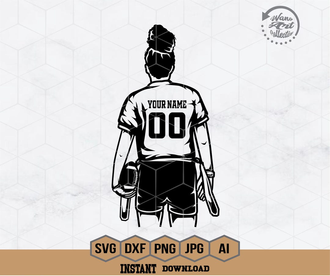 Flag Football Svg | Flag Football Player Svg | Football Girl Svg | Flag ...