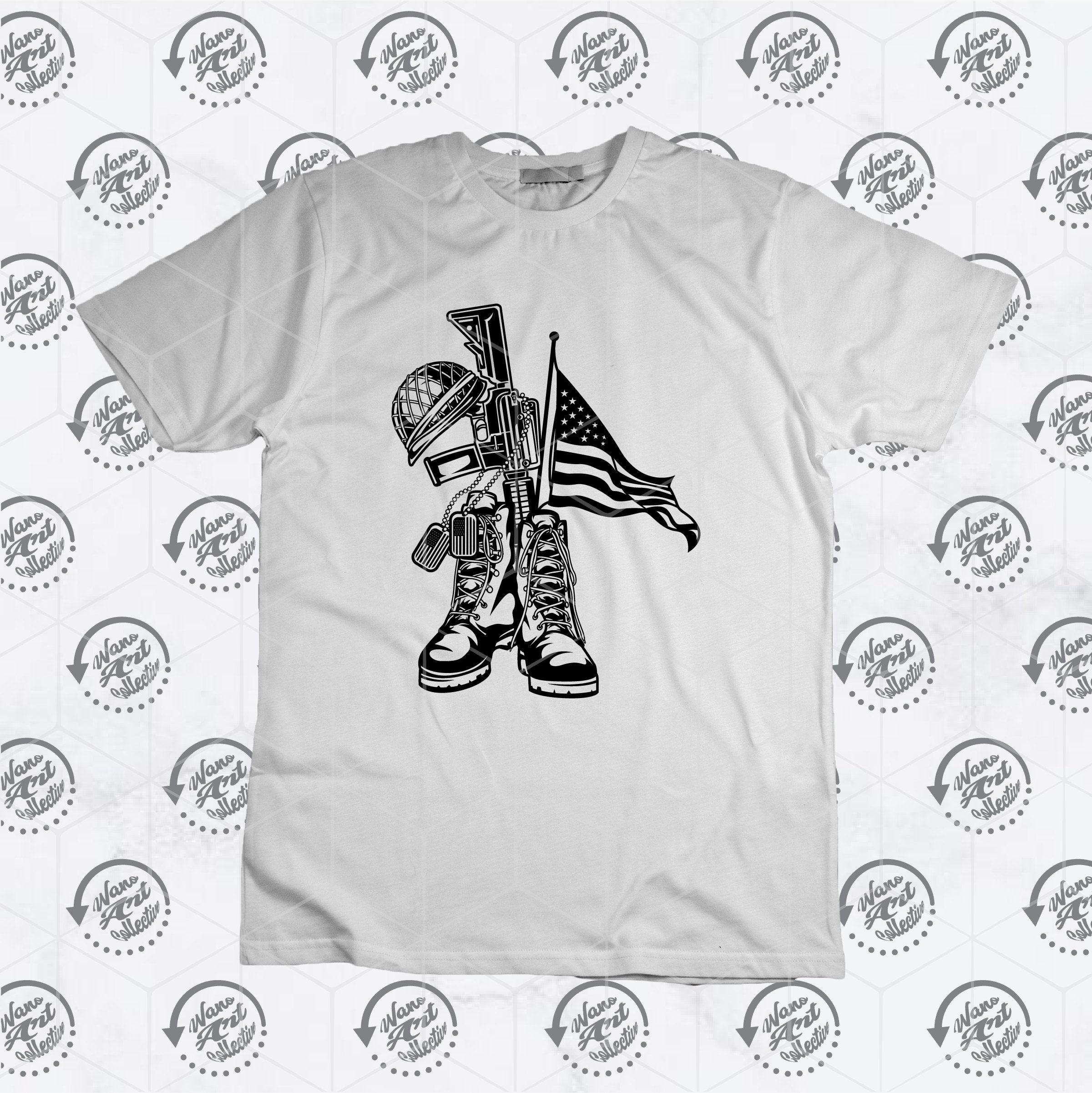 Fallen Soldier Tribute Svg Veteran Soldier Svg Military - Etsy