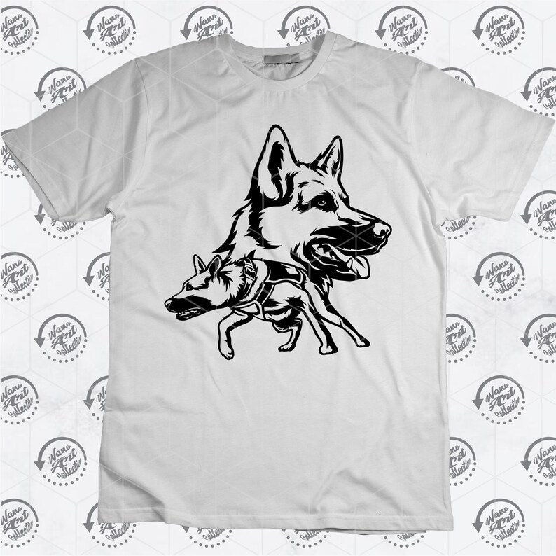 Police Dog Svg German Shepherd Svg Attack Dog Svg Bomb Sniffing Svg ...