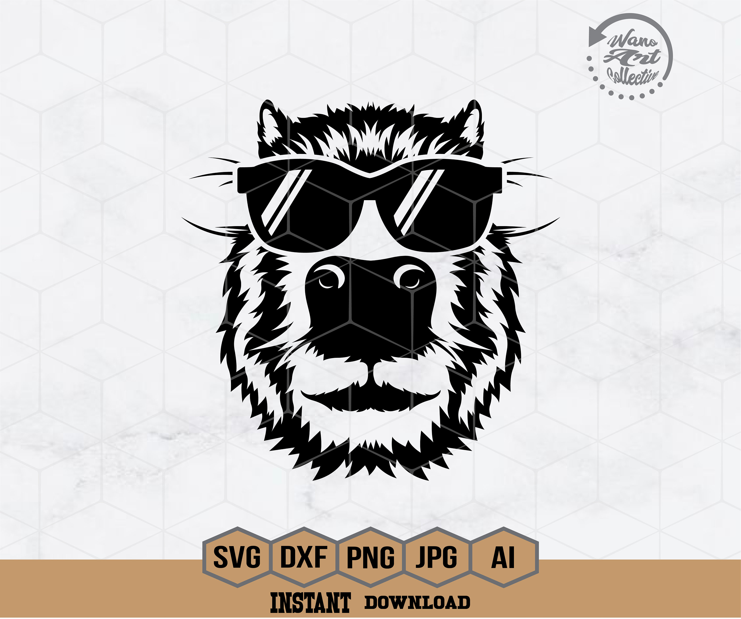 Capybara in Sunglasses Svg Rodent Svg Cool Capybara Svg - Etsy