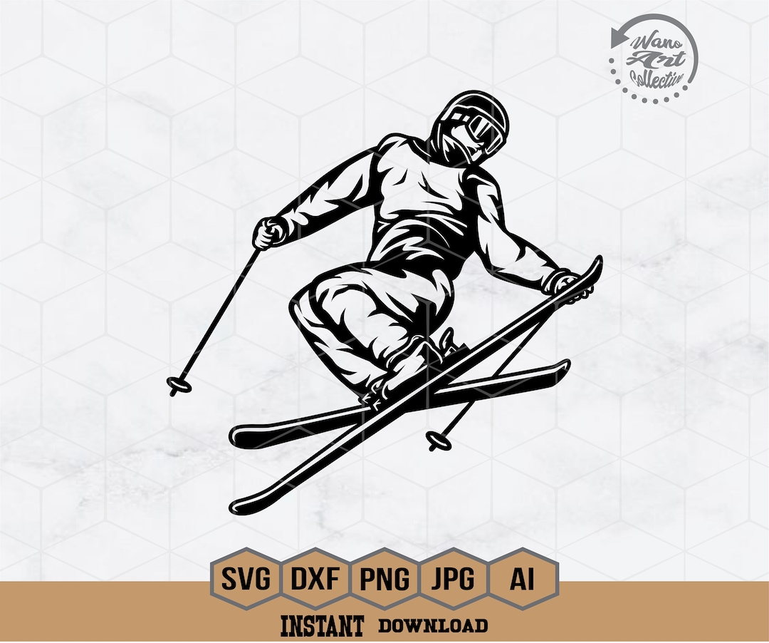 Skiing Svg | Skier Svg | Snow Goggle Svg | Snowboarding Scene Svg ...