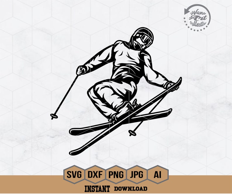 Skiing Svg Skier Svg Snow Goggle Svg Snowboarding Scene Svg Skiing ...