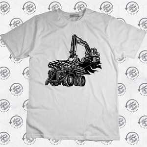 Dump Truck With Track Hoe Svg Quarry Truck Svg Excavator Svg Heavy ...