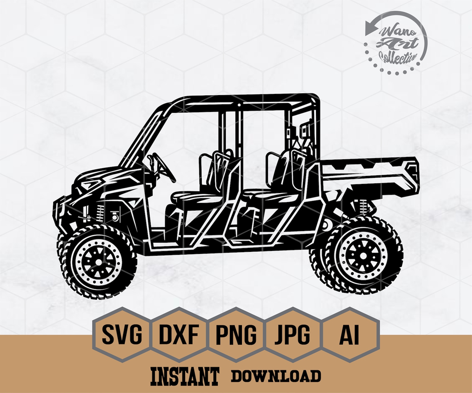 Polaris Ranger Svg | 4 Seater Svg | ATV Ranger Svg | 4 Wheelers Svg ...