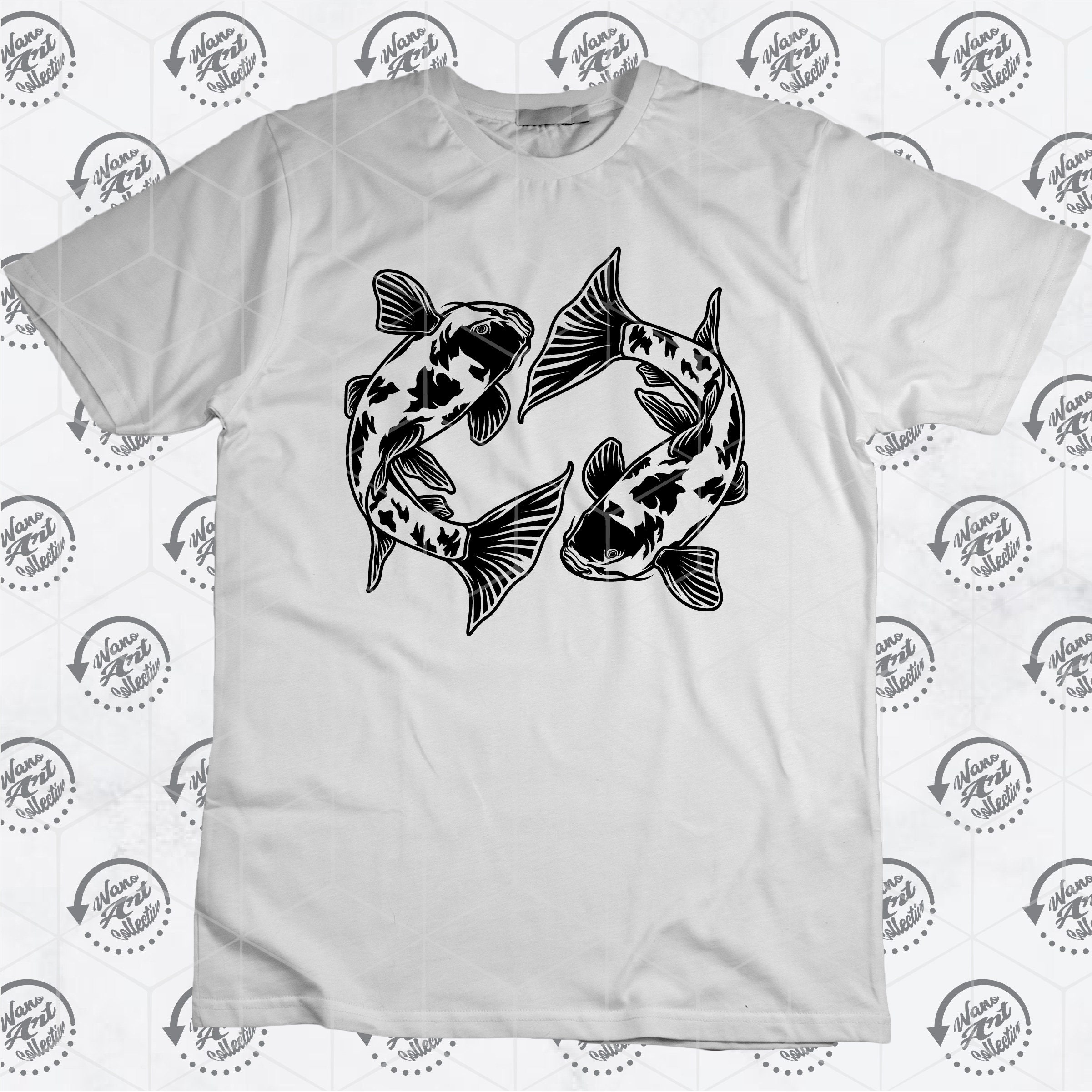 Koi Fish Svg Koi Svg Fish Lover Svg Koi Clipart Koi Cutfile Fish Lover ...