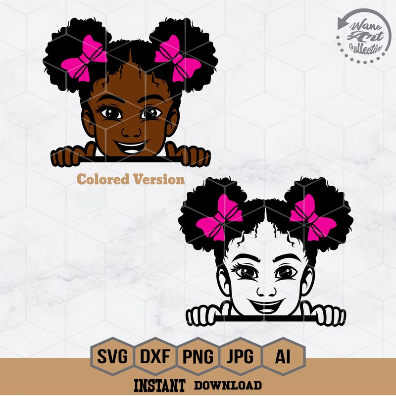 Peekaboo Girl Svg - Etsy