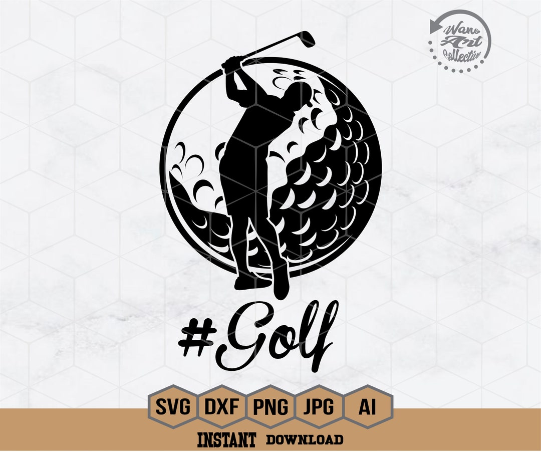 Golf Player Svg | Golf Svg | Golfing Svg | Golf Club Svg | Golf Ball ...