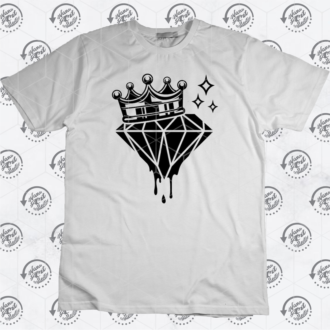 Diamond With Crown SVG | King SVG | Queen SVG | Rich Millionaire Royal ...
