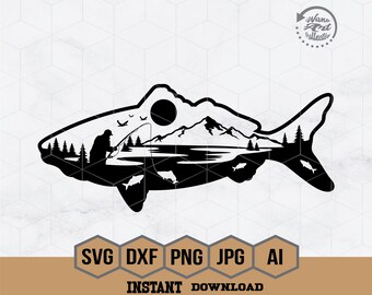 Outdoor Fishing Svg, Sports Fishing Svg, Fishing Svg, Bass Fishing Svg ...