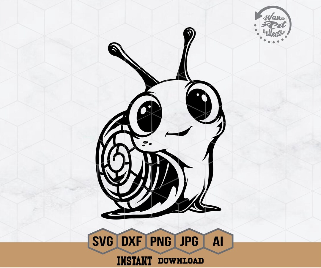 Cute Snail Svg | Garden Snail Svg | Baby Snail Clipart | Slugs Svg ...