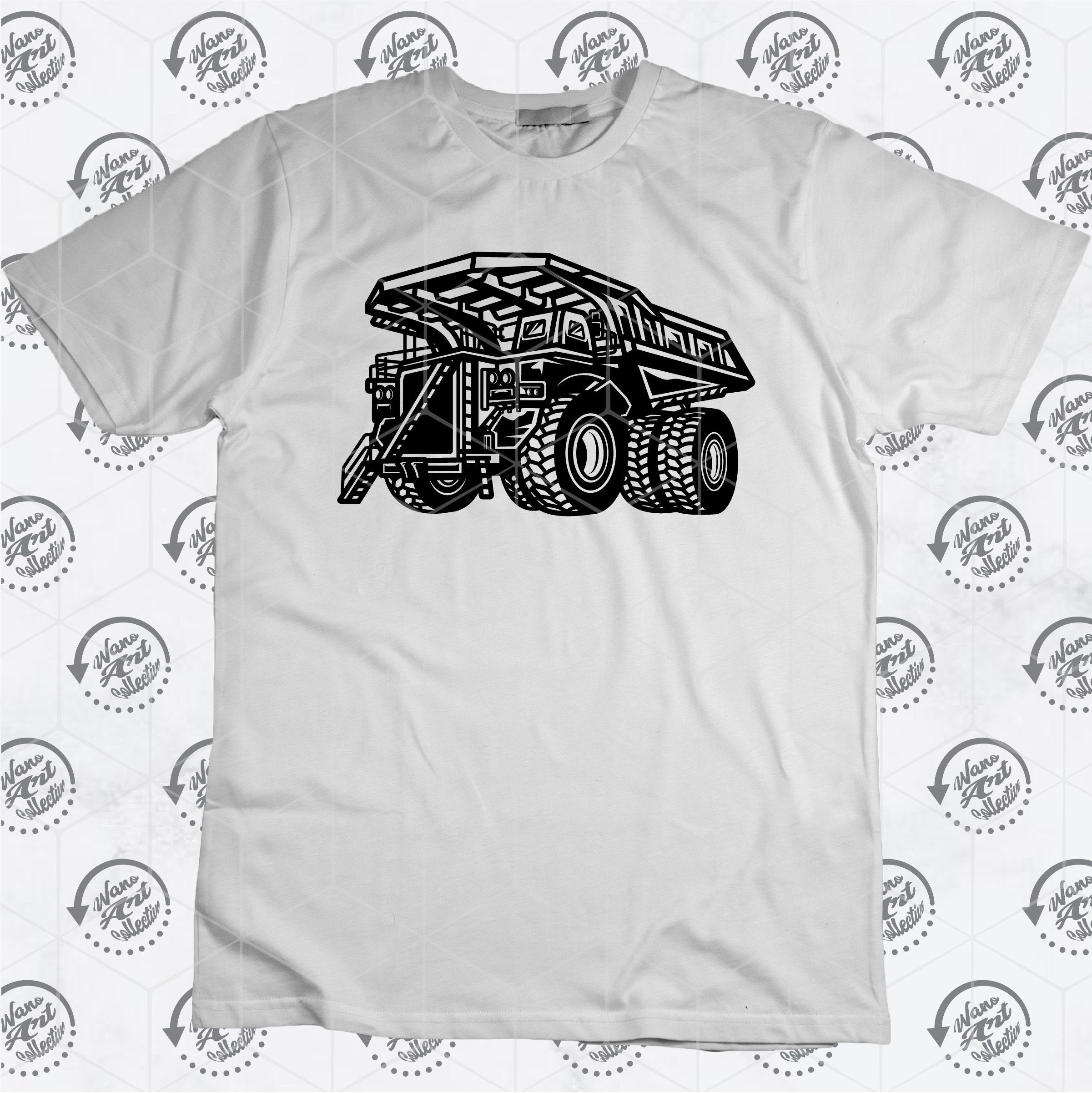 Large Quarry Truck Svg | Haul Trucks Svg | Mining Truck Svg | Heavy ...