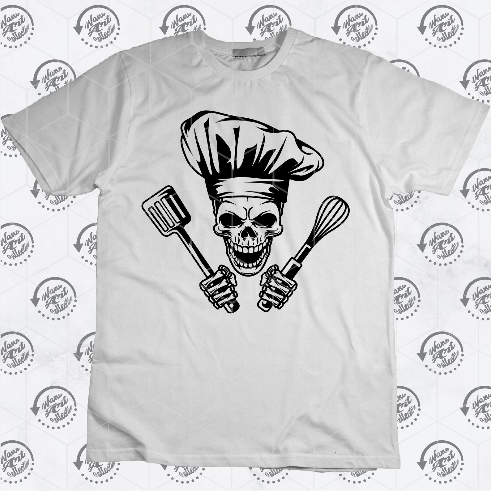 Chef Skull Svg Master Chef Svg Chef Svg Chef Skull - Etsy