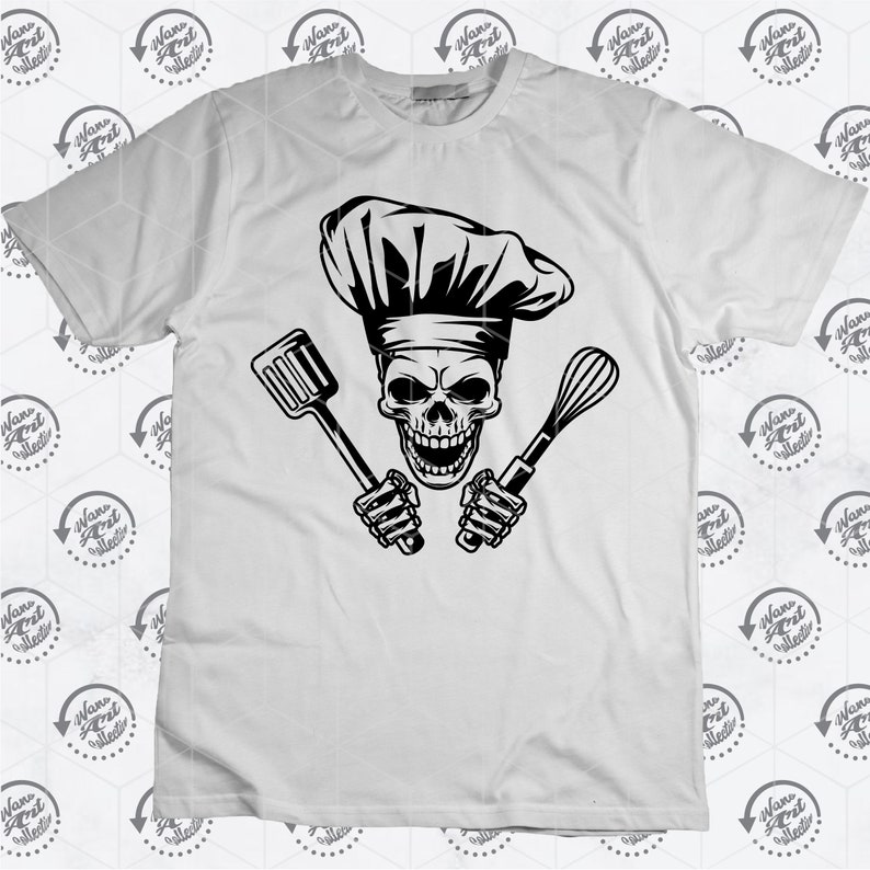 Chef Skull Svg Master Chef Svg Chef Svg Chef Skull - Etsy