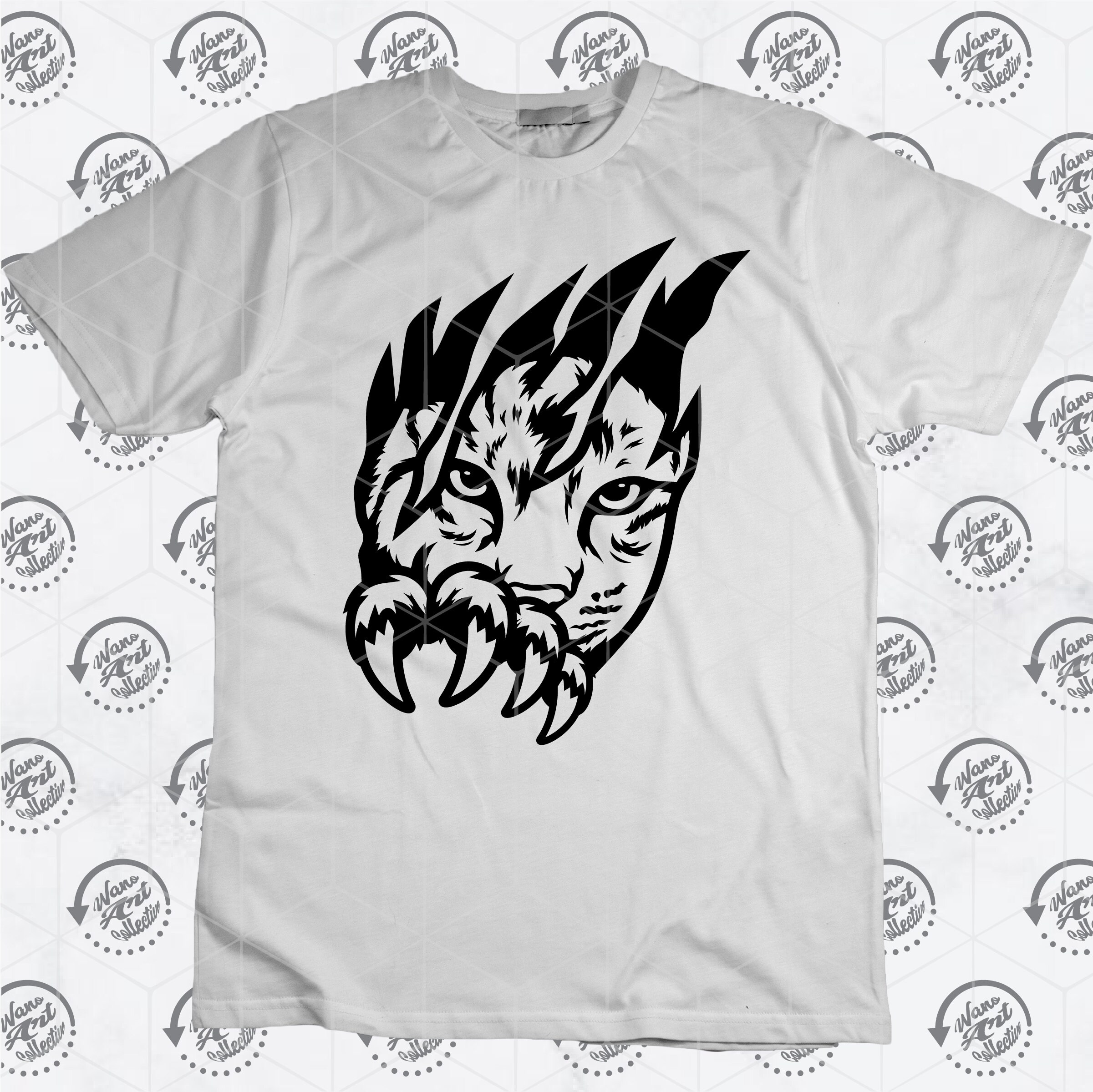 Bobcat Scratch Svg Png | Claw Scratch Svg | Bobcat Claw Svg | Wildcat ...