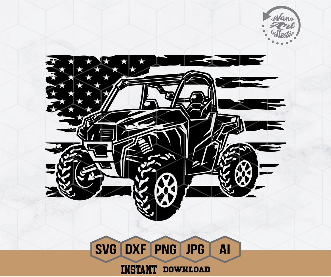 US Atv Svg | Atv Polaris Ranger Svg | Dirty 4 Wheels Svg | ATV Ranger ...