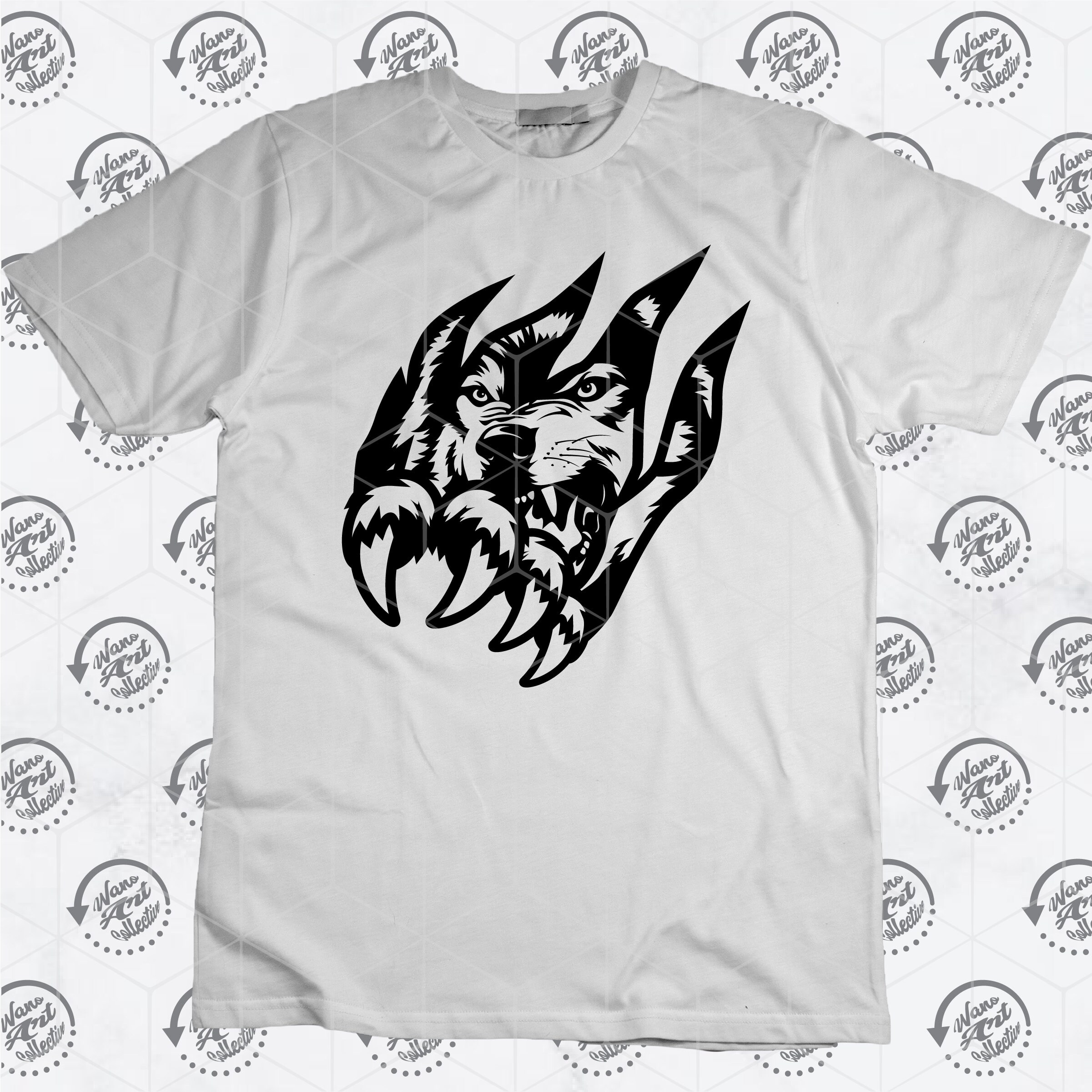 Wolf Scratch Svg Claw Scratch Svg Wolf Claw Svg Howling Wolf Clipart ...