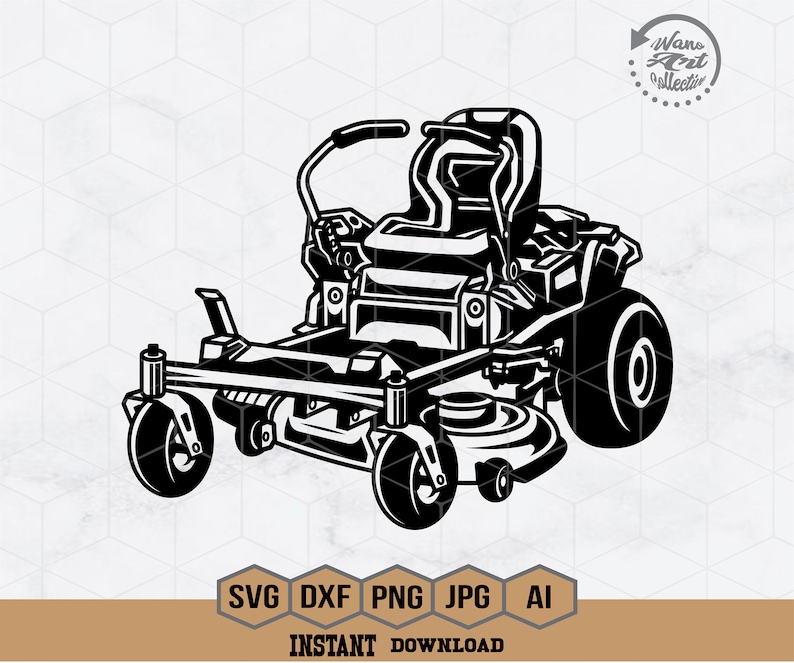 Zero Turn Lawn Mower Svg Mower Svg Landscaping Svg Lawn Mower Svg Lawn ...