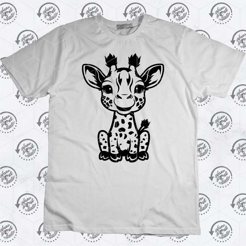 Cute Baby Giraffe Svg Baby Giraffe Svg Giraffe Sitting Svg - Etsy