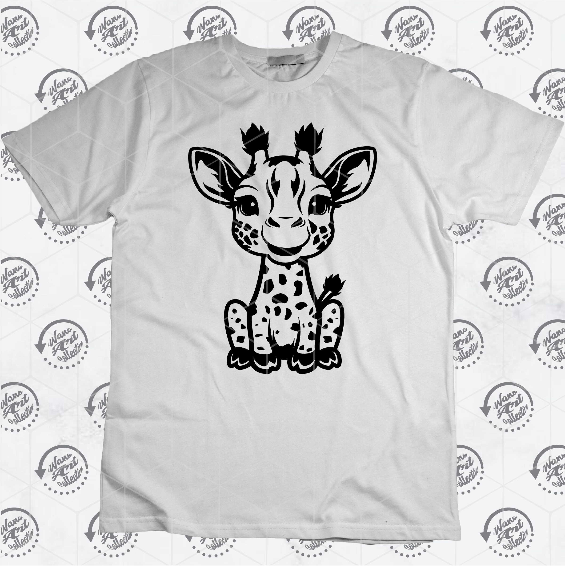 Cute Baby Giraffe Svg Baby Giraffe Svg Giraffe Sitting Svg - Etsy