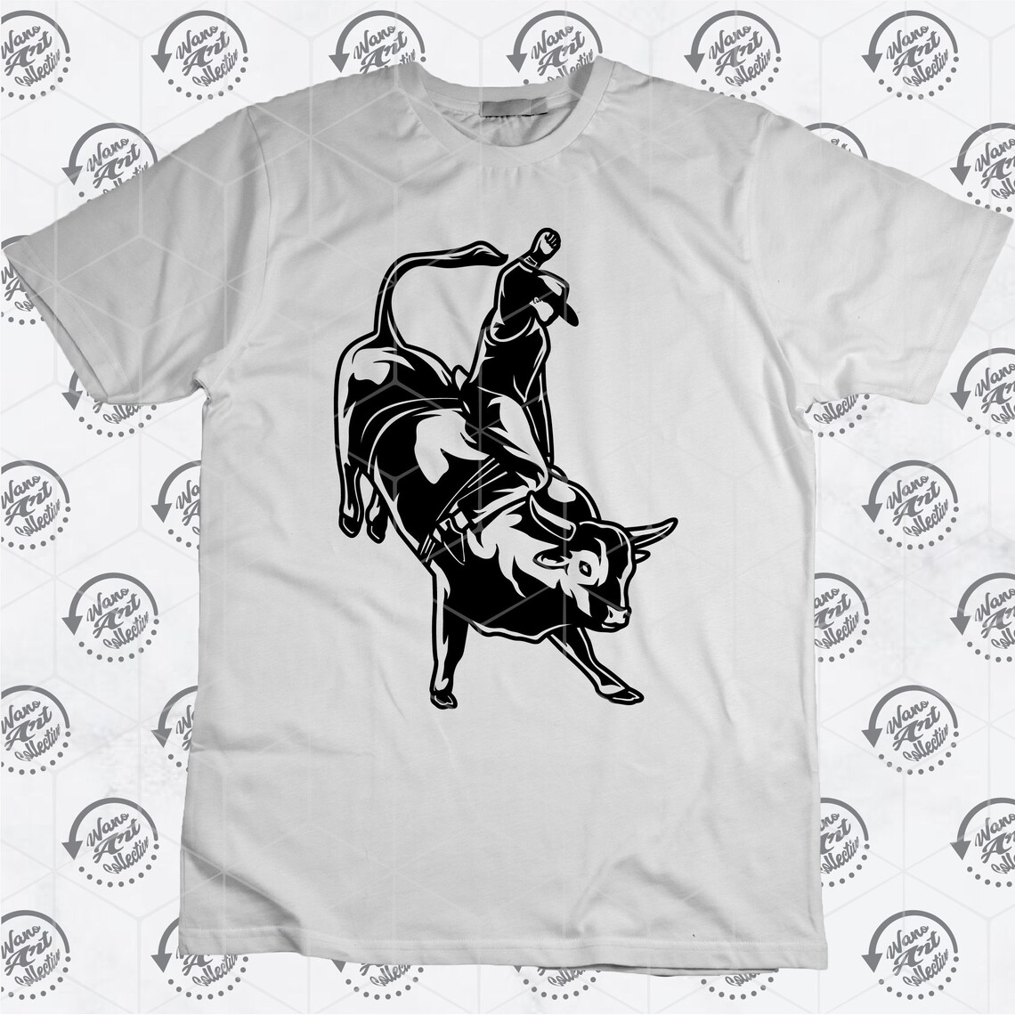 Rodeo Riding a Bull Svg Bull Rider Svg Cowboy Svg Western Cowboy Svg ...
