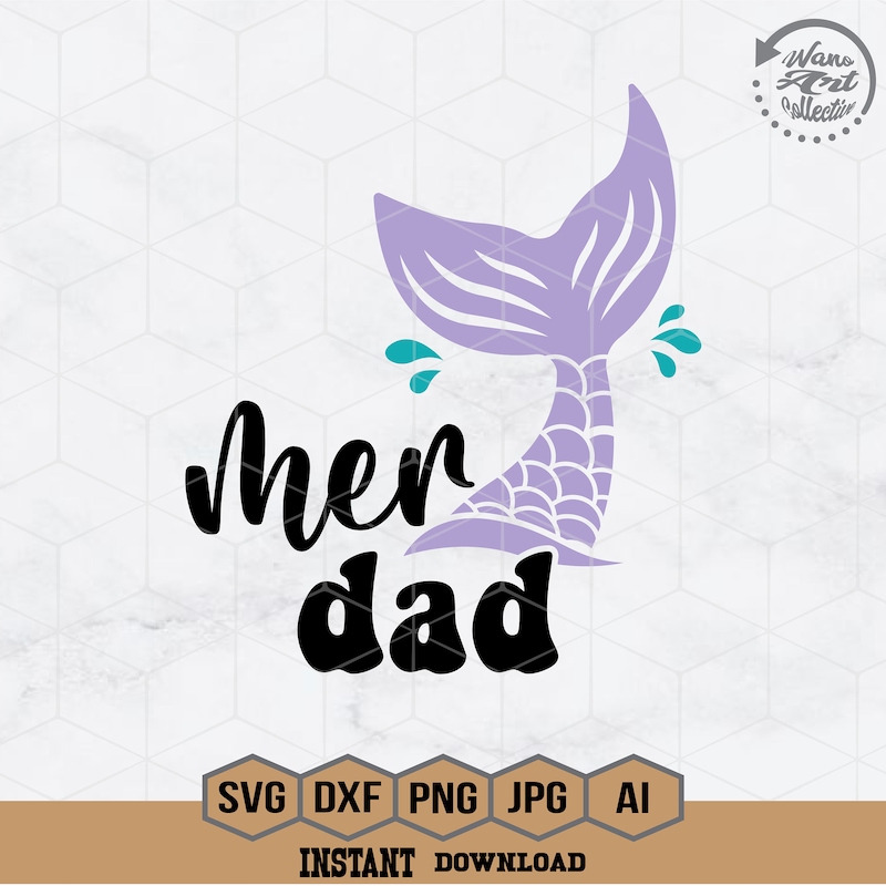 Mermaid Dad Shirt - Etsy