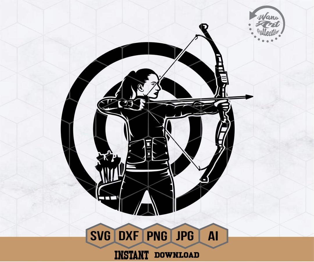 Female Archery Svg | Female Bow Hunter Svg | Bow Hunting Svg | Hunt ...
