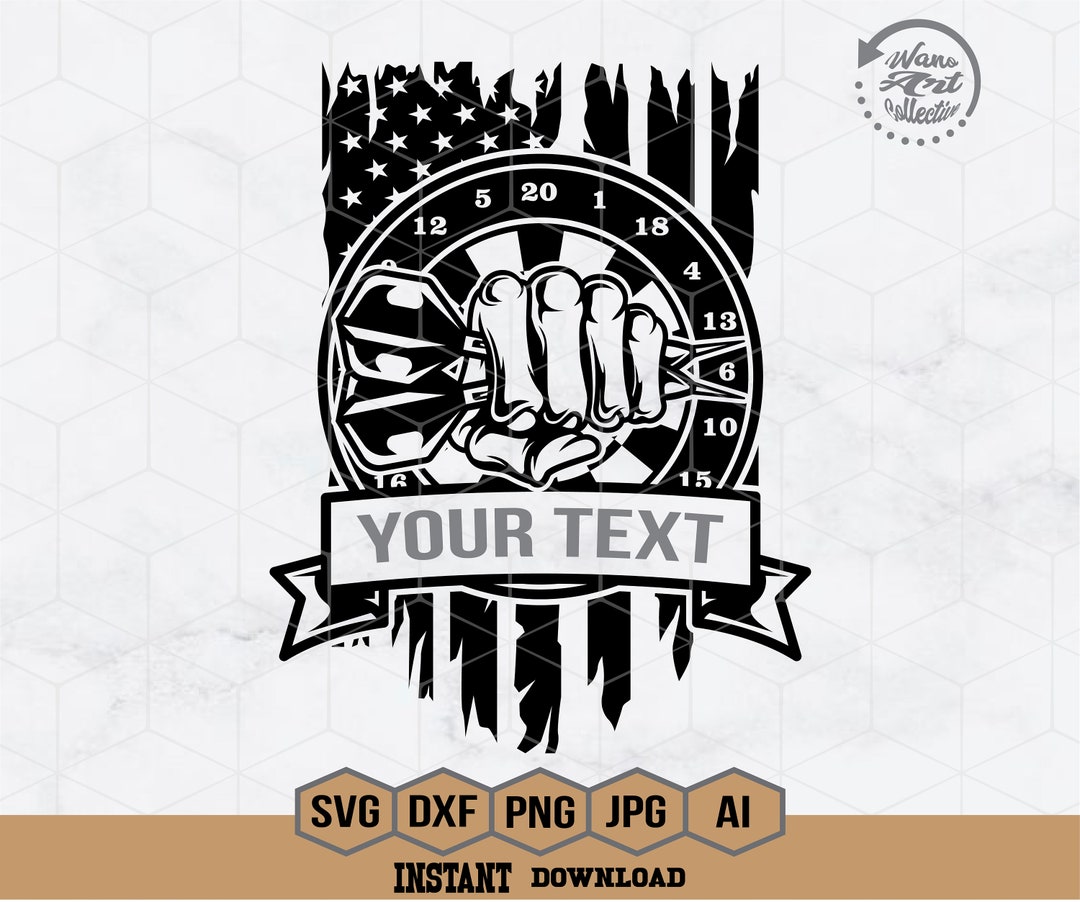 US Dart Game Svg | Skeleton With Dart Pin Svg | Dart Board Svg | Dart ...