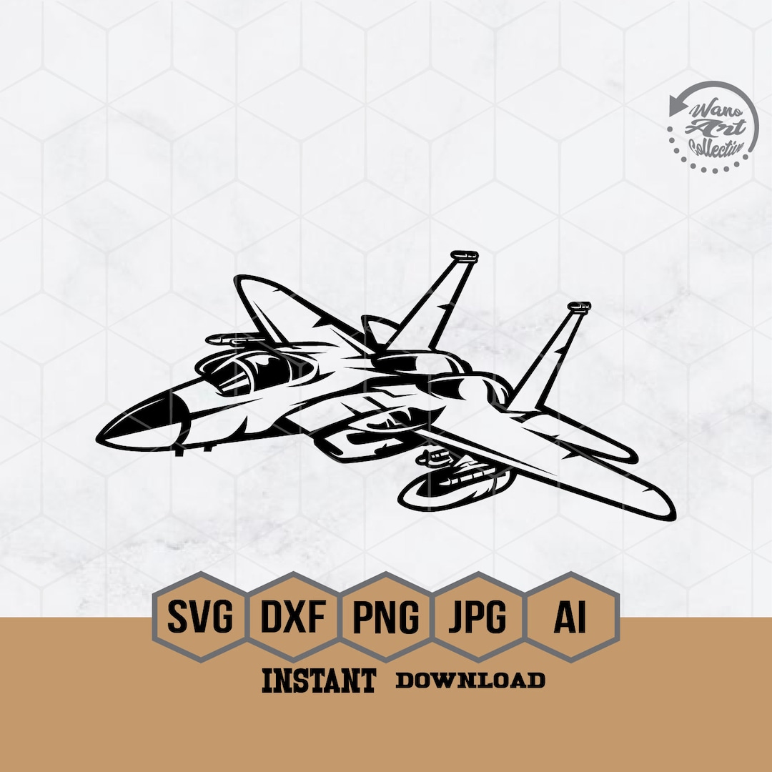 Fighter Jet Svg, Air Force Cut File, Sky Battle Scene Png, Firing Sky ...