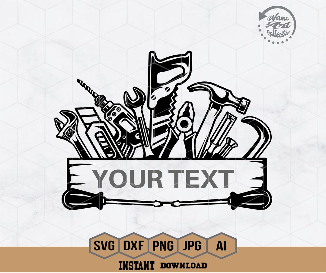 Repair Tools Svg | Carpenter Tools Svg | Mechanic Svg | Handyman Svg ...