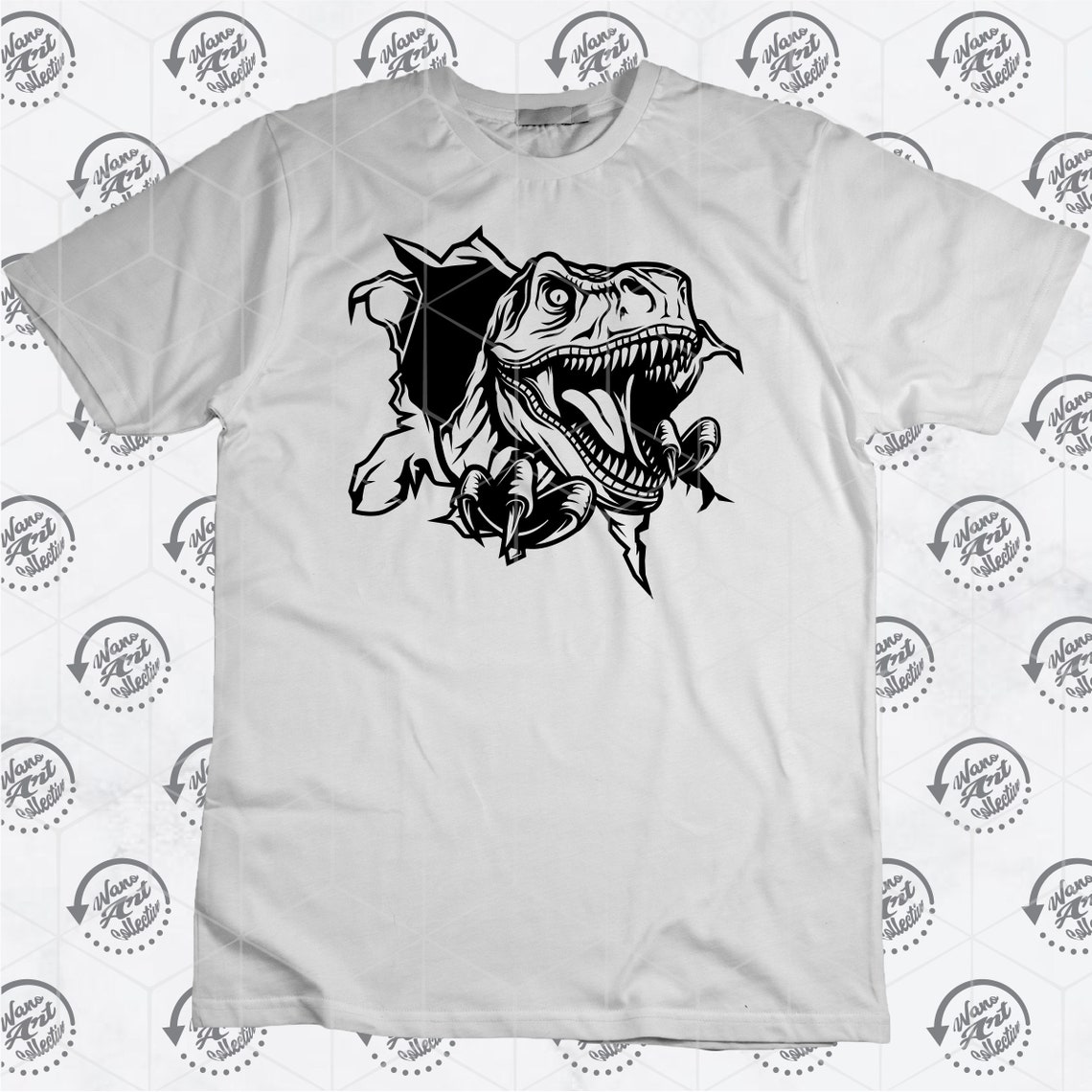 Smashing Wall Trex Svg T-rex Svg Tyrannosaurus Svg T-rex Cutfile ...