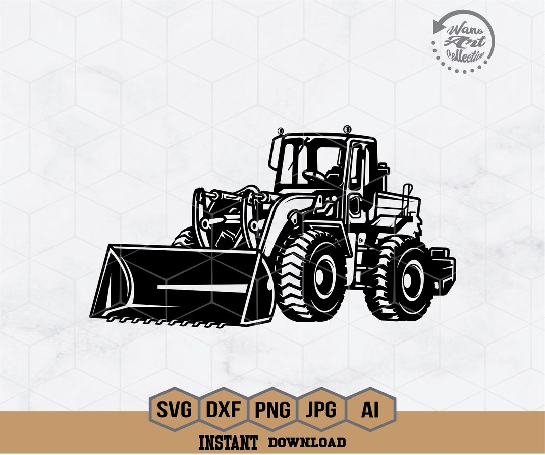 Bulldozer Svg | Heavy Equipment Svg | Construction Svg | Bulldozer ...